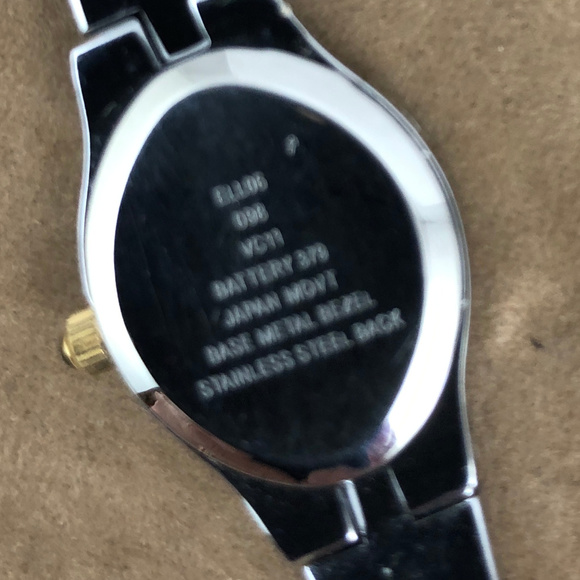 Elgin | Accessories | Vintage Elgin Ii Diamond Mop Dial 2 Tone Watch ...